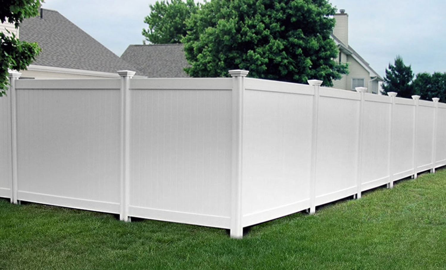 Chesapeake Bay - White Vinyl - Posts - American Fence Company Online Store